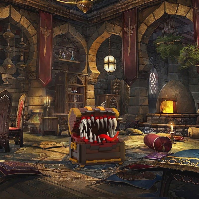 Bricklink Ideas Mimic Chest Box Game Figures Diabloed Final Fantasyed ...