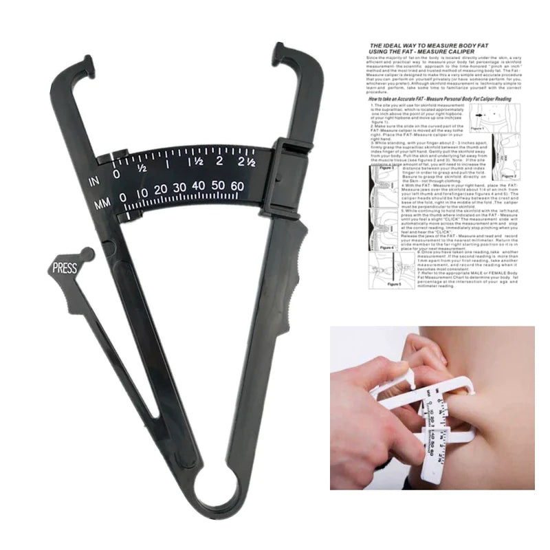 Health Care Skinfold Body Fat Caliper Body Fat Tester PLICOMETRO with ...