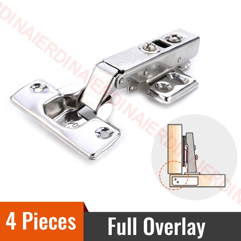 NAIERDI Stainless Steel Hydraulic Hinge - 4/8/12pcs NAIERDI C Serie S ...