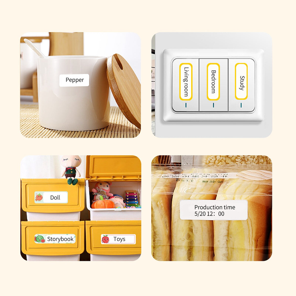 NIIMBOT D110 Label Maker Machine Mini Pocket Thermal Label Printer Al ...