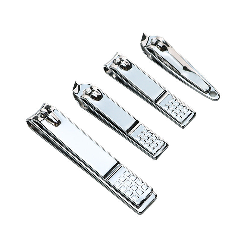 Large and Small Stainless Steel Nail Clippers Flat Bevel Single Househ ...