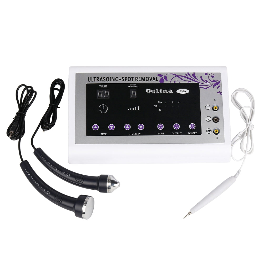 638A Ultrasound Machine Ultrasonic Facial Massager Body Face Skin Tig ...