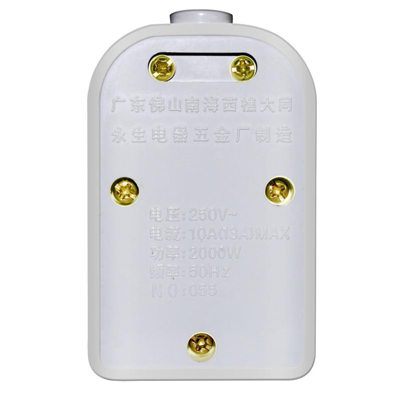 Power Strip Socket Electric Universal Extension Cord Adapter Detachab ...