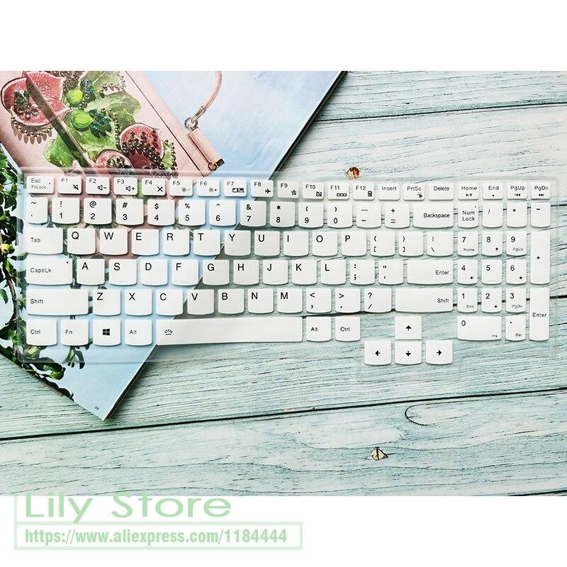 2PCS Keyboard Protectors Silicone Keyboard Cover Skin for 15.6 Inch ...